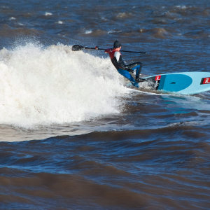 River Mersey SUP surf, Perch Rock, New Brighton, Wirral